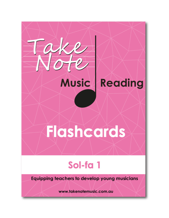 Music Reading Sol-fa Flashcards Set 1 - Take Note Music