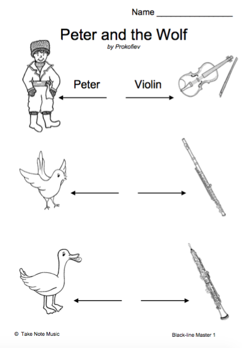 Peter and the Wolf - Take Note Music