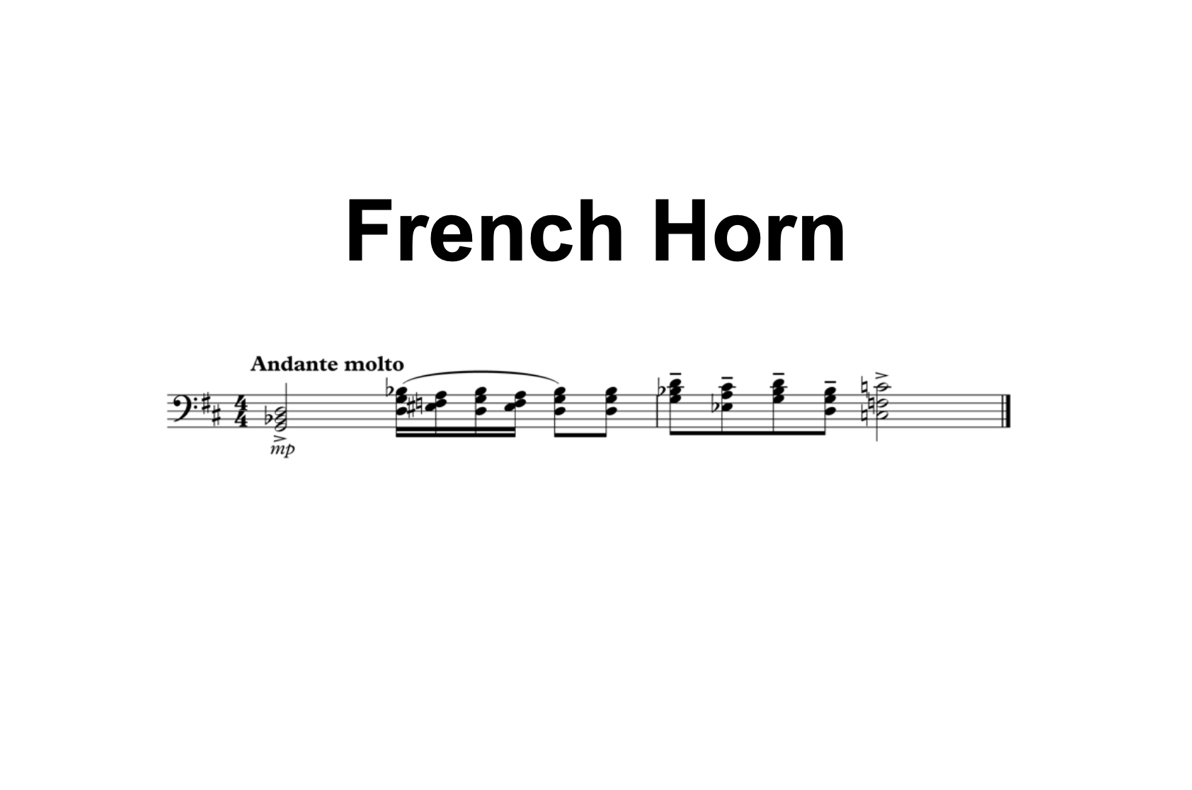 French Horn - Take Note Music